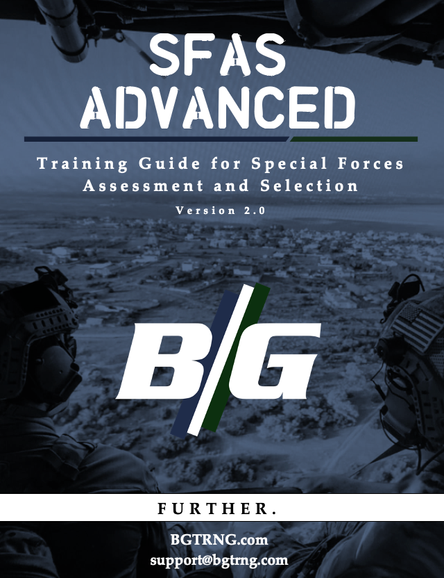 SFAS Advanced (V2) – Blue / Green Training