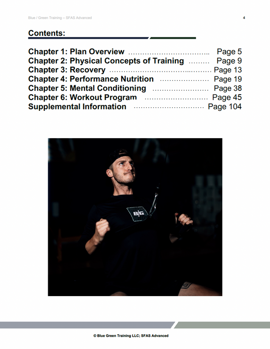 Guides – Blue / Green Training