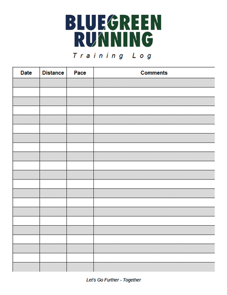 Run Tracker (Free) – Blue / Green Training